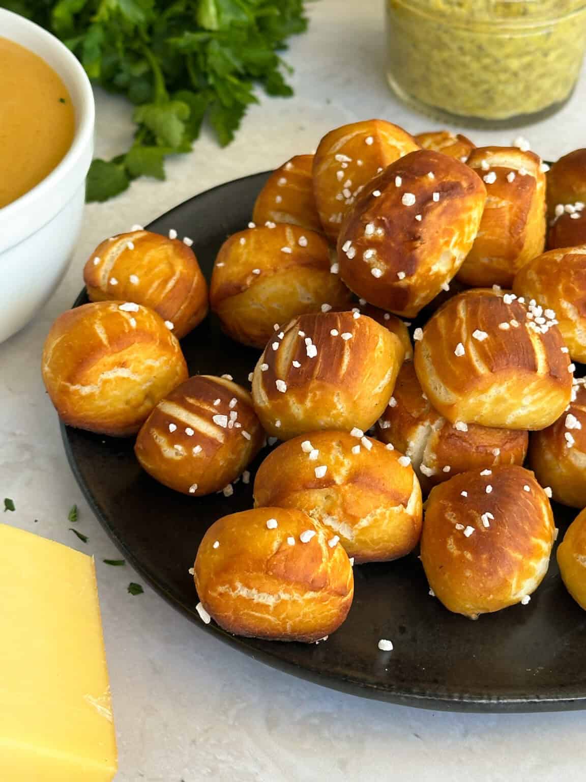 Sourdough Discard Pretzel Bites - Foragers of Happiness